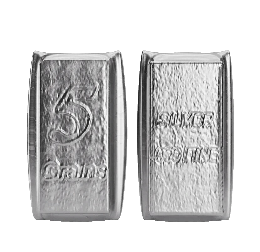 50 LOT Silver Bars 16 grams Pure 999 Fine Solid 5GN Bullion Precious ...