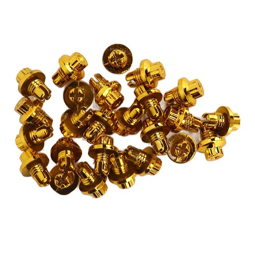 25pcs Car Wheel Nuts For Universal Cap Lip Screw Bolt Tires Rim Cover ...