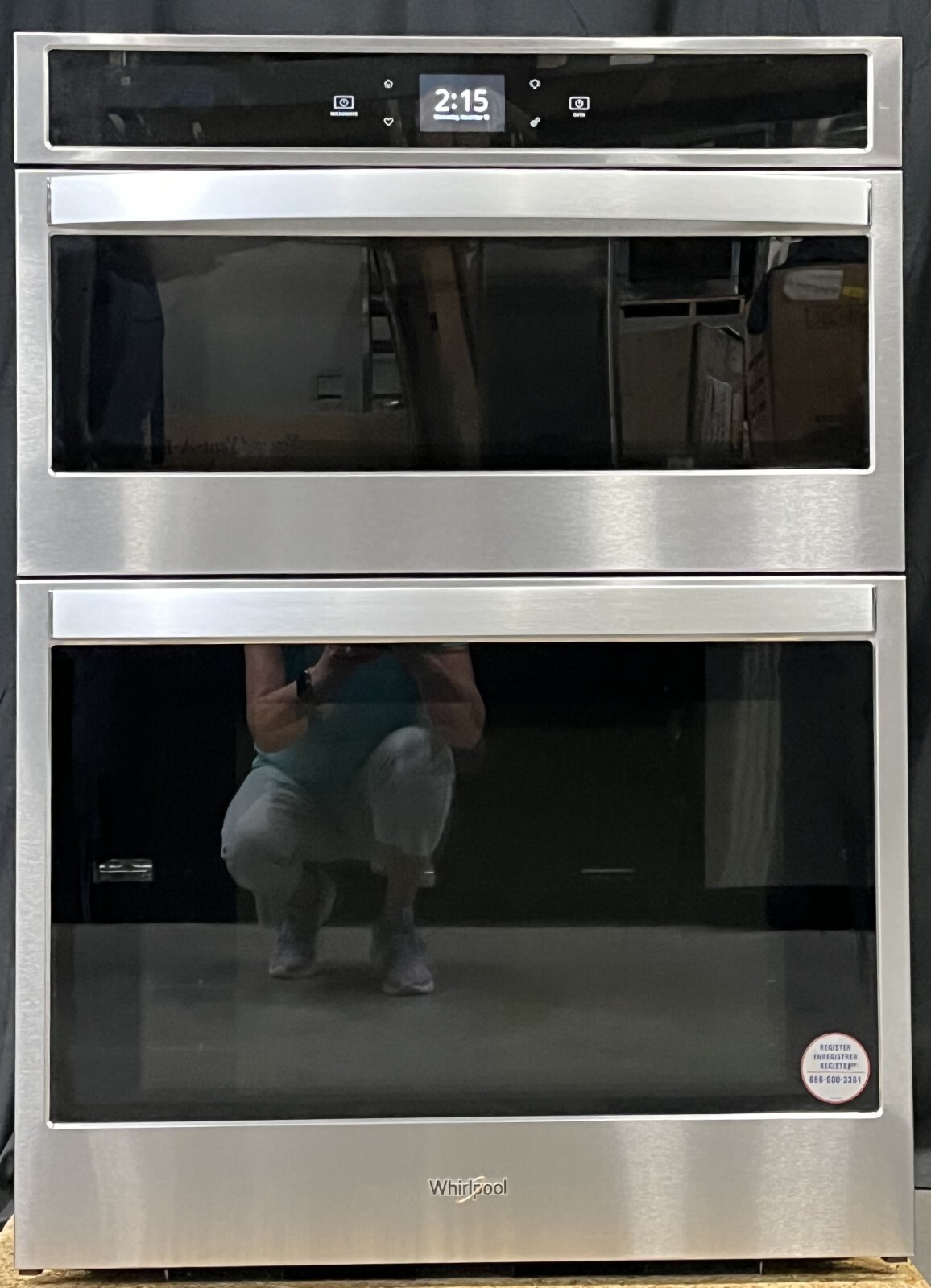 Whirlpool WOC54EC0HS 30" Smart Combination Wall Oven with Frozen Bake ...