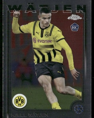 2025 TOPPS CHROME UEFA CHAMPIONS LEAGUE KJELL WATJEN RC BORUSSIA ...