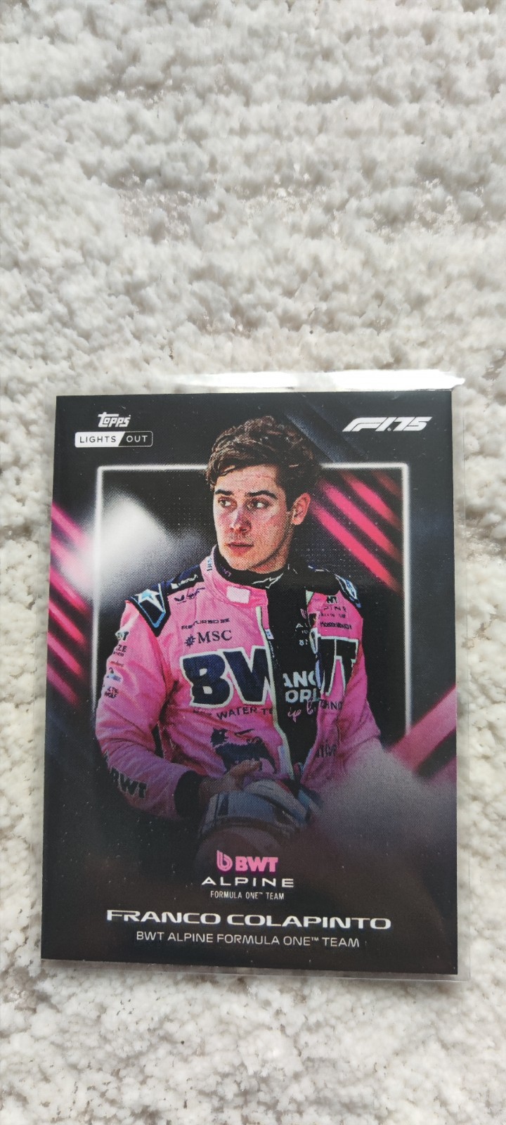 Topps Formula 1 F1 Lights Out 2025 Franco Colapinto Alpine - Drivers | eBay