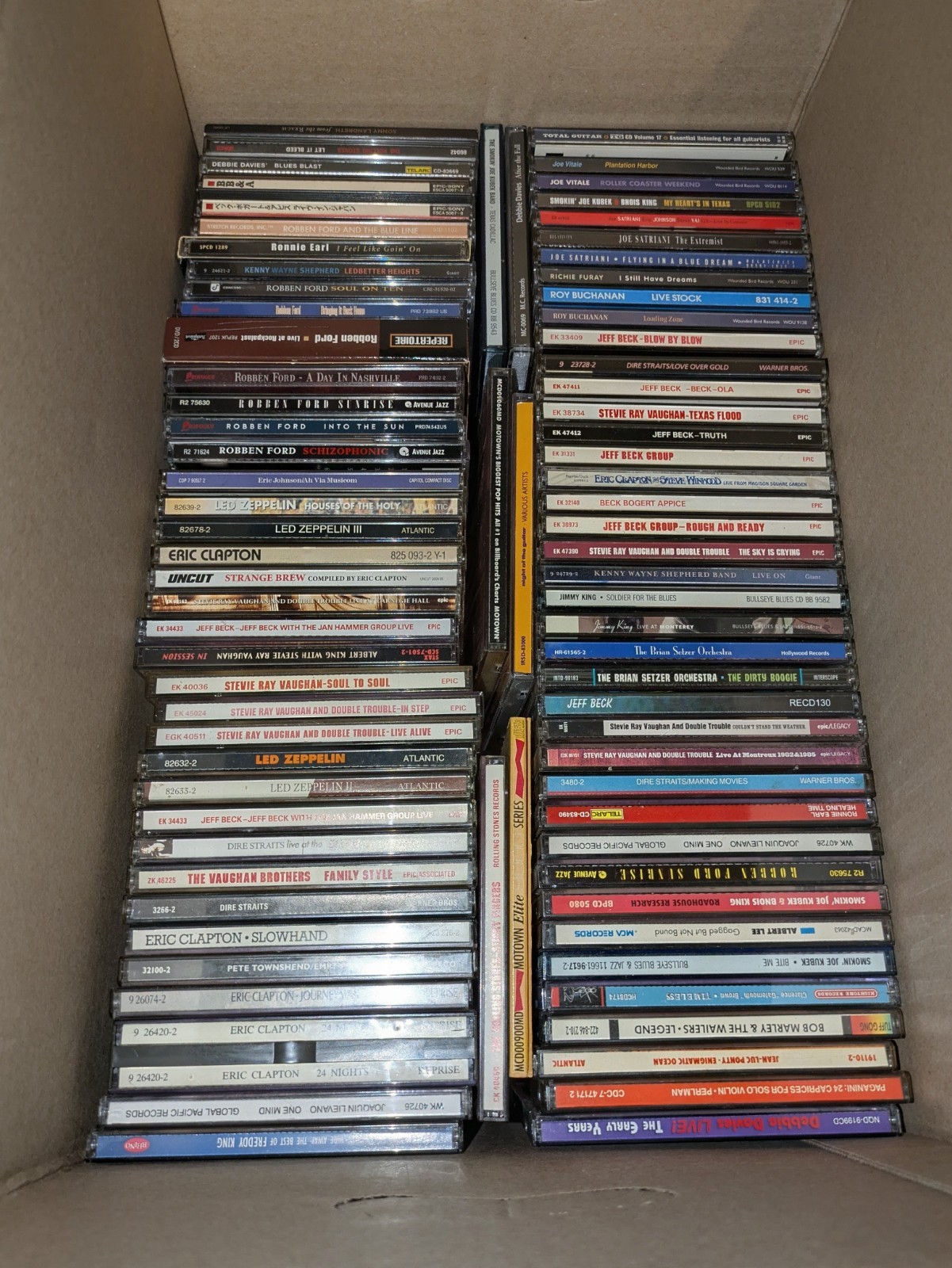 Guitarist Collection: 75+ CDs - Stevie Ray Vaughan, Jeff Beck, Clapton ...