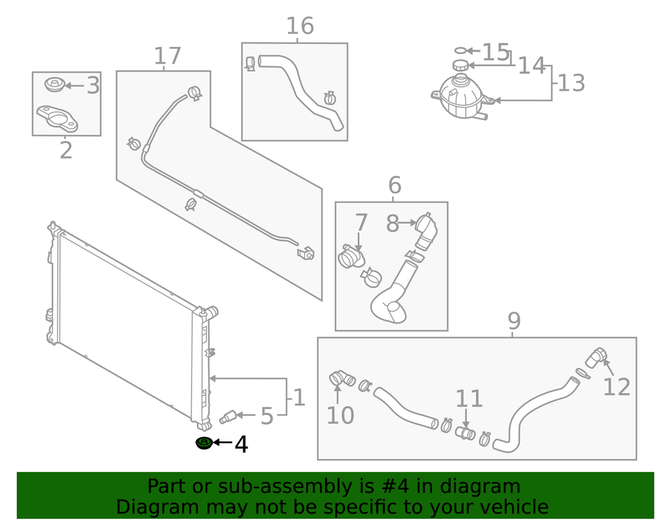 Genuine Kia Radiator Assembly Lower Insulator 25336-2F650 | eBay