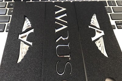 Avarus Chrome Emblem - 3 Overlays - NEW IN BOX | eBay