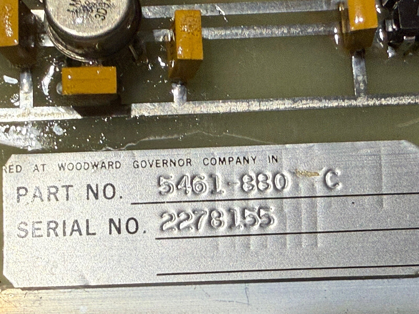 Woodward RTD Input Card 5461-880 C | eBay