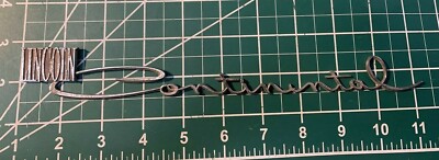 Lincoln Continental Script Emblem 5704460 | eBay