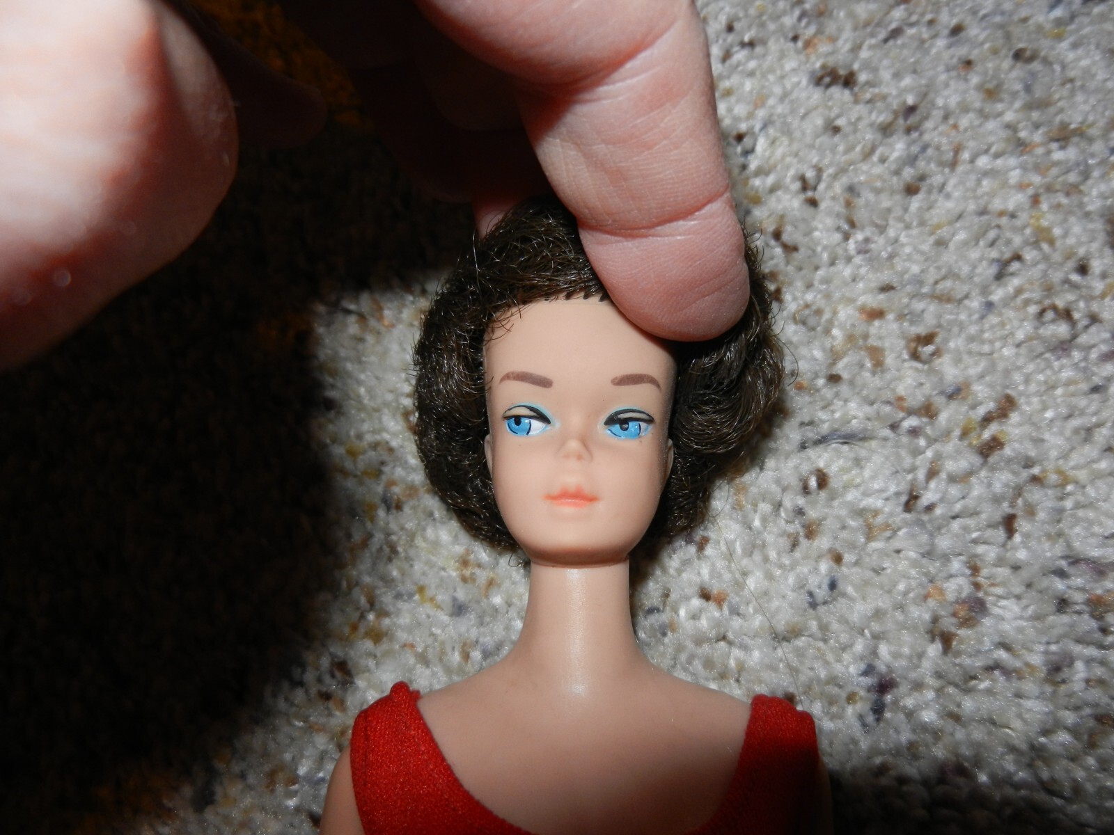 1965 ORIGINAL VINTAGE BRUNETTE BUBBLE CUT BARBIE IN SWIMSUIT | eBay