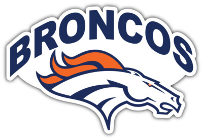Denver Broncos NFL Sport Car Bumper Sticker Decal ''SIZES'' | eBay