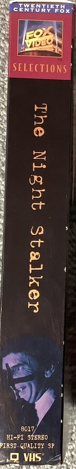 The Night Stalker (VHS, 1971) 20th Century Fox Selections, 86162801730 ...