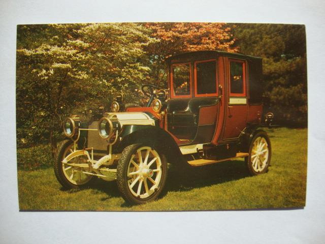 RAILFANS2 *525) STD SIZE POSTCARD, A 1912 PACKARD MODEL 18 LANDAULET ...
