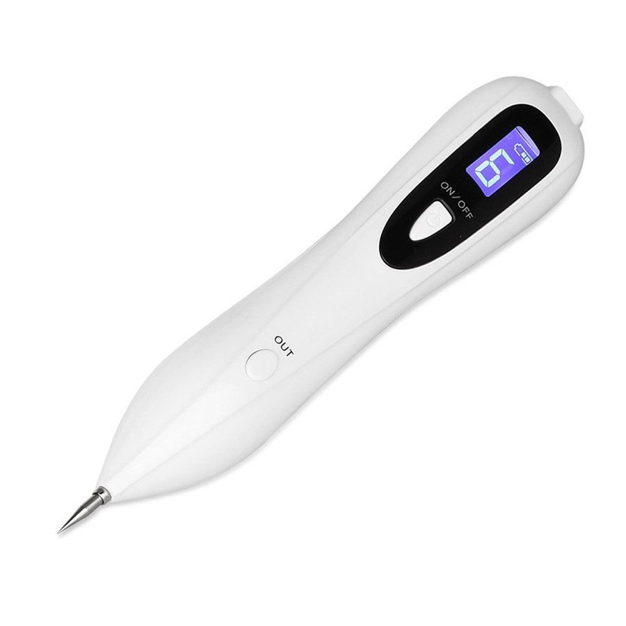 Laser LCD Skin Tag Remover Tool Electric Wart Dot Spot Mole Removal Pen ...
