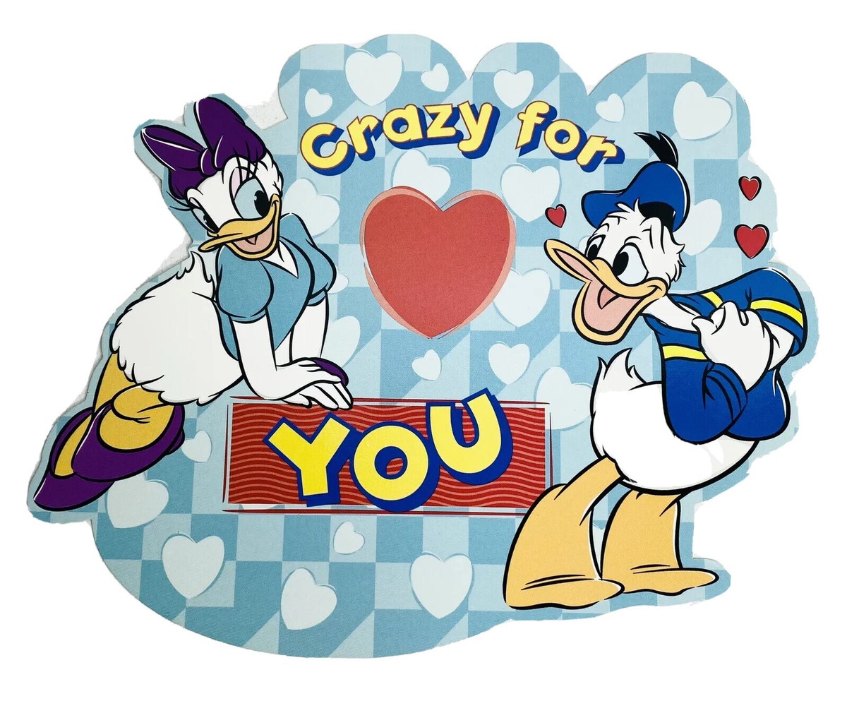 Donald Duck And Daisy Duck In Love DISNEY "IN LOVE!" POSTER Mickey