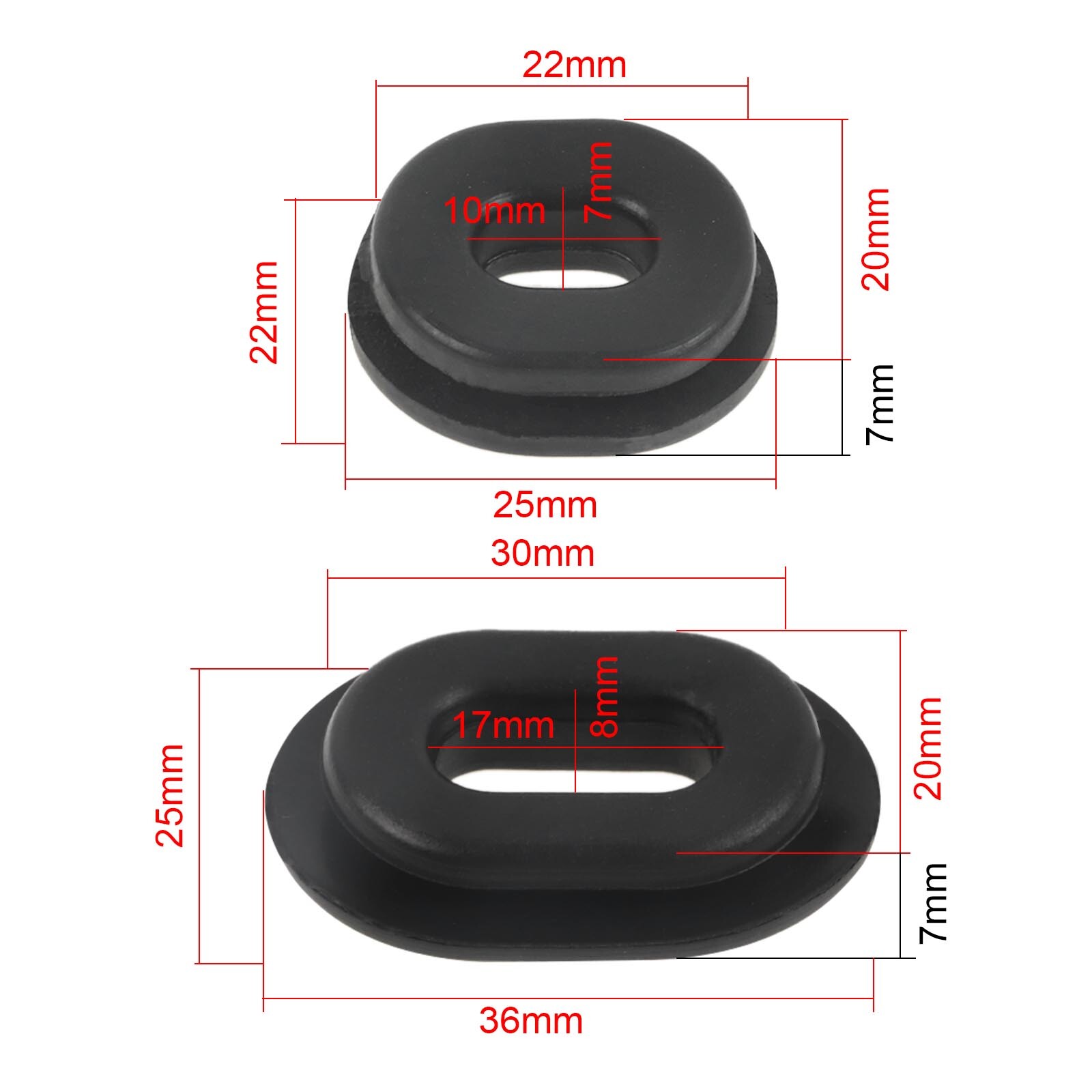Side Cover Panel Rubber Grommet Set For Honda CB Goldwing Gold Wing GL ...