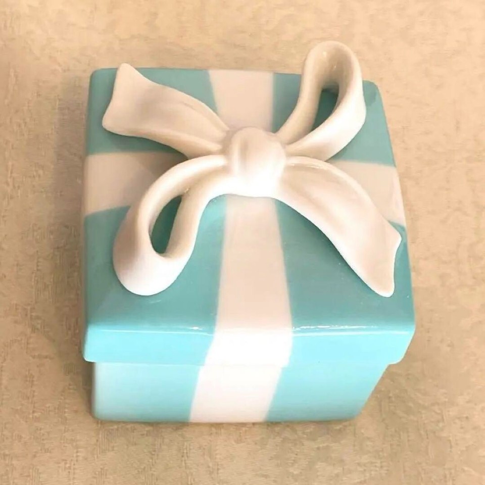 Tiffany & Co. Mini Blue Box Accessory Box Ribbon | eBay