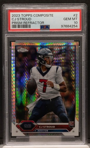 97684254 CJ Stroud 2023 Topps Composite Chrome Prism Refractor Rookie ...