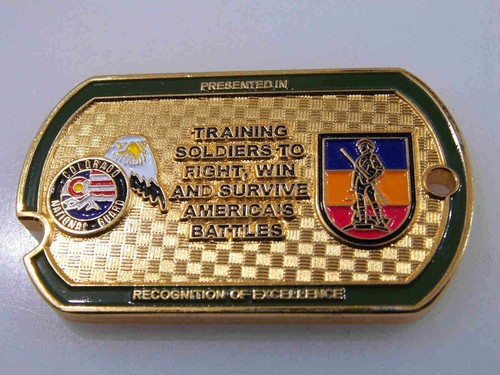 HEADQUARTERS 168TH REGIMENT REGIONAL TRAINING INSTITUTE CHALLENGE COIN ...