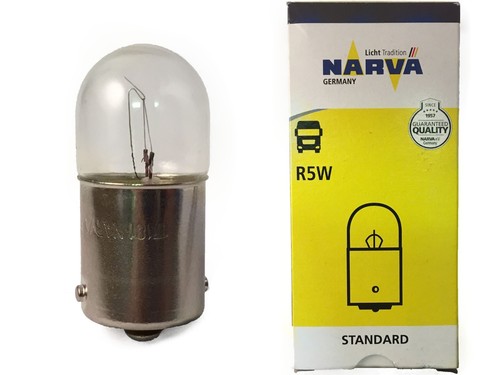 New NARVA 24V 5W Parking Bulb 67 Single Socket 17181 BA15s R5W | eBay