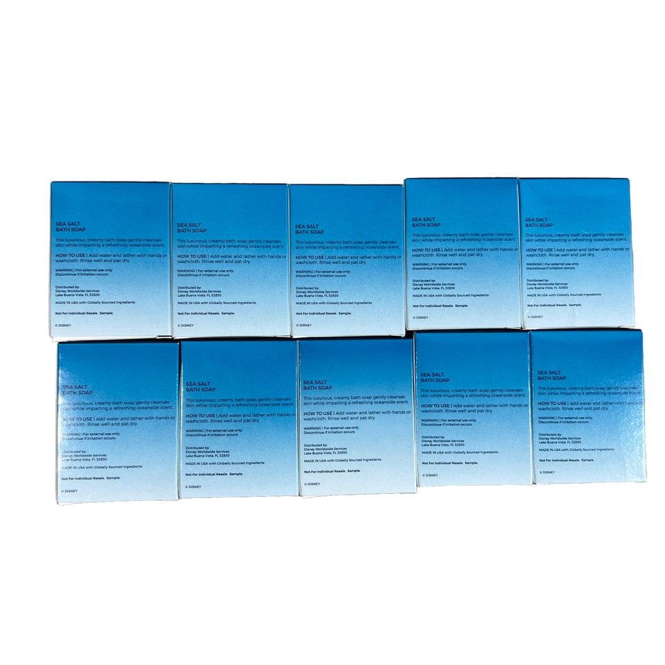 Disney Resorts H2O+ 10 Bath Soap 1.5oz Bars | eBay