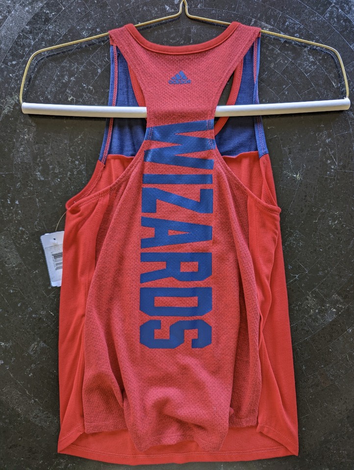 ️ adidas NBA Washington Wizards Tank Top Shirt Red Medium 🚀SAME DAY ...
