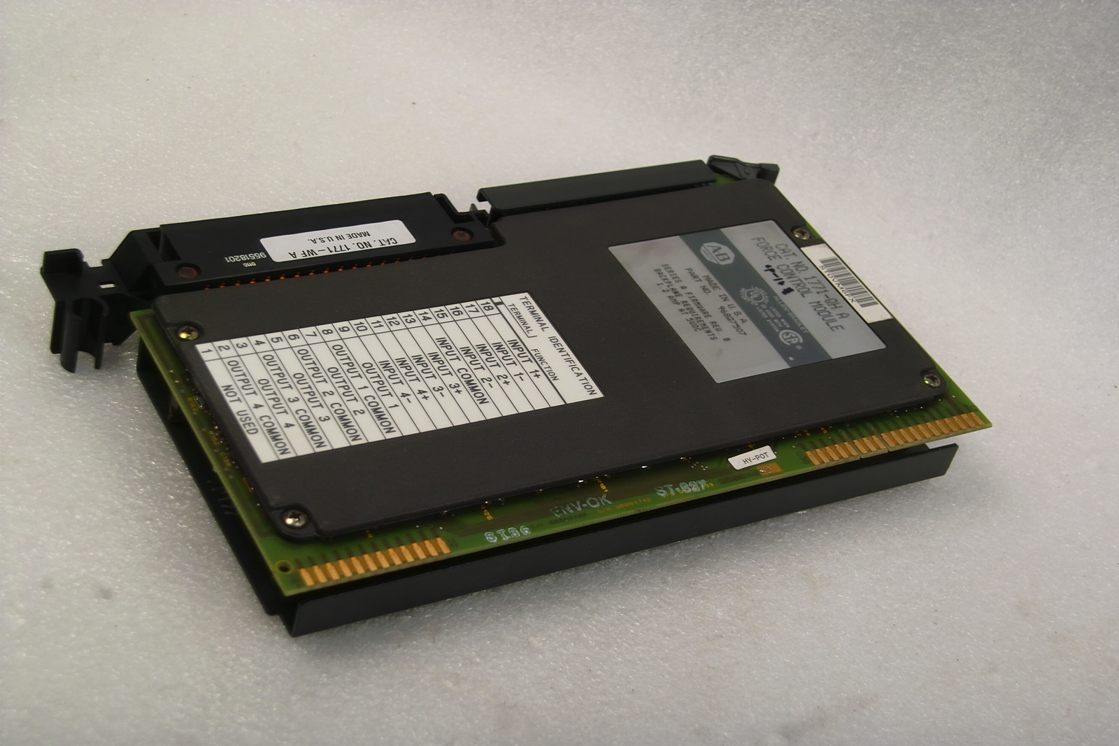 A-B ALLEN-BRADIEY 1771-QH A,FORCE CONTROL MODULE, 1771-WF A,FREE SHIP ...