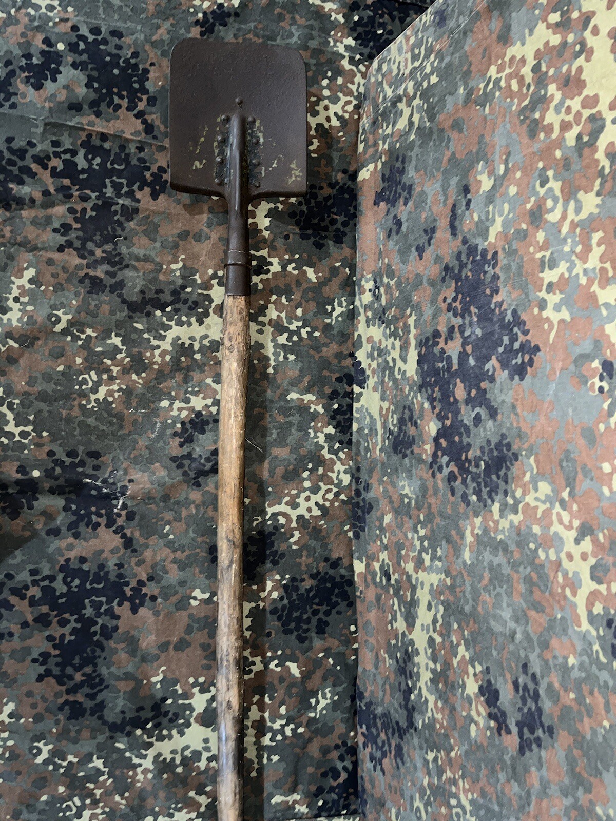 WW2 WWII German RAD Shovel Entrenching Tool Wehrmacht w/ Handle Long | eBay