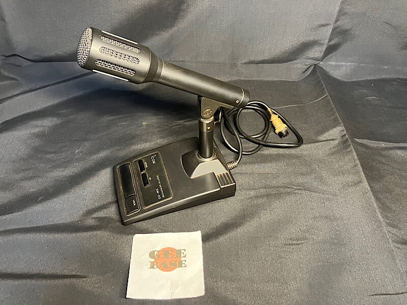 Icom SM-20 Desktop Stand Microphone Amateur Ham Radio Good Working Free ...