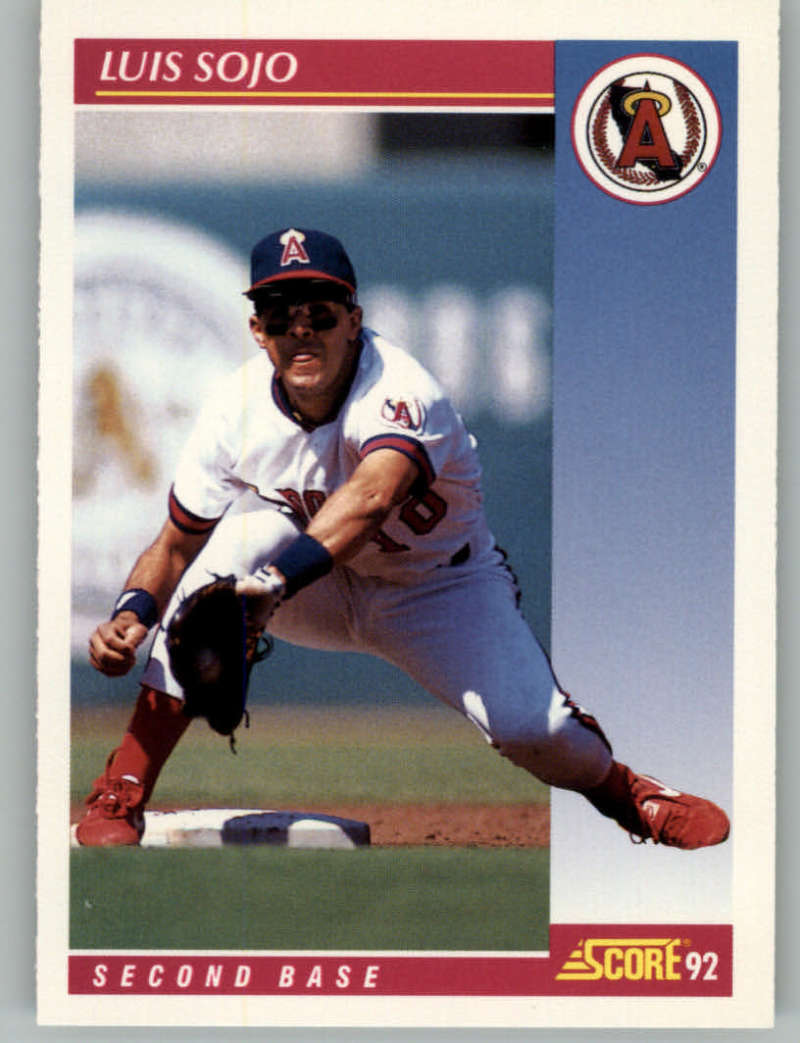 1992 Score #127 Luis Sojo Angels | eBay