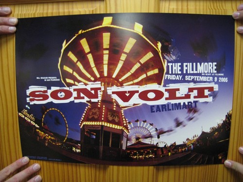Son Volt Poster Member of Uncle Tupelo Fillmore Earlimart 2005 Jay ...