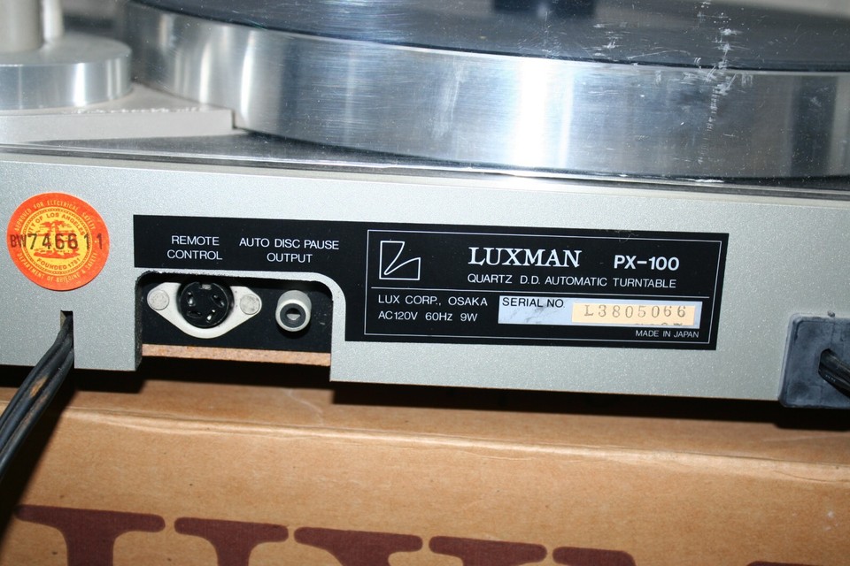 Luxman PX-100 Record Player w/ Grado GF-1+ Turntable Cartridge- Tested ...