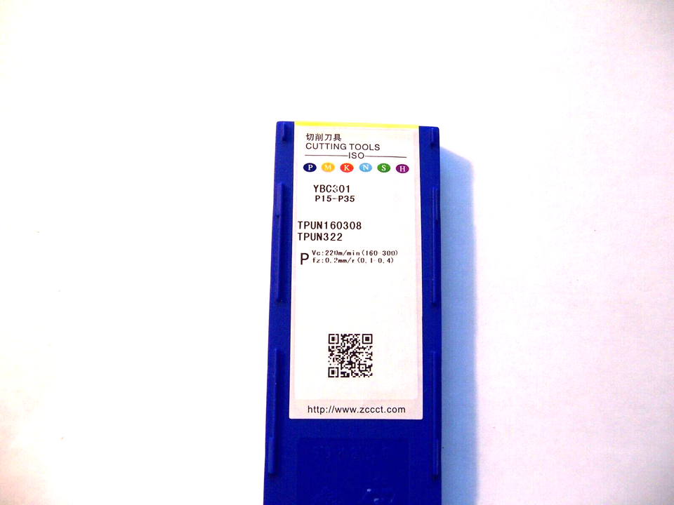 New 10 Pcs - TPU-322 Coated Carbide Inserts ZCC | eBay