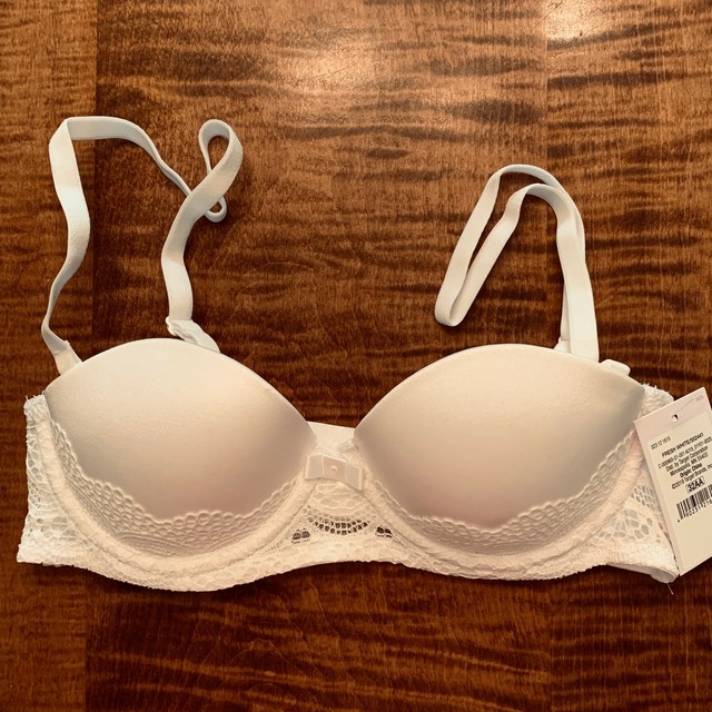 Auden Push-up Strapless Convertible Bra Fresh White 32aa W/tags Quanty ...