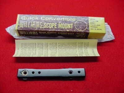 Williams- Quick Convertable Scope Mount- #TM- BAR - No Screws- New ...