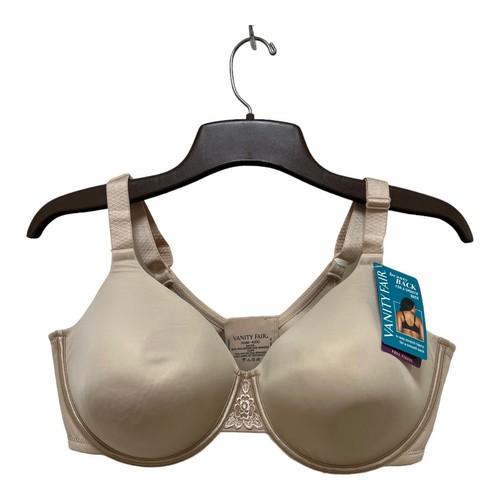 NWT 42DD 76380 76-380 Nude BEAUTIFUL BENEFITS Vanity Fair Tagless Bra ...