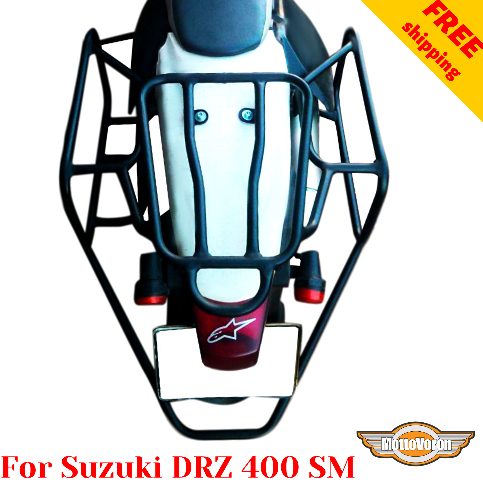 For Suzuki DRZ 400 SM Rack luggage system DRZ400S Side carrier DRZ400SM ...
