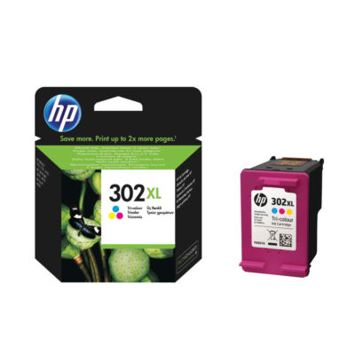 Original HP 302XL Colour ink cartridge for Deskjet 1110 2130 Printer ...