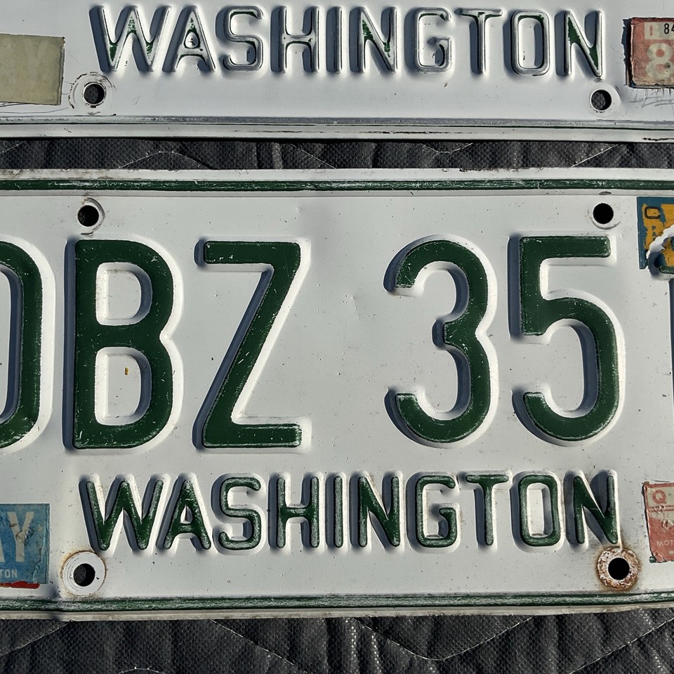 1965-67 Matching Pair Of Washington State License plates | eBay