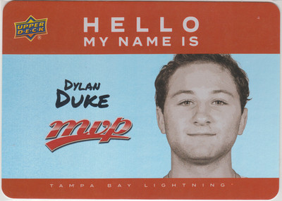 2025-26 MVP Hockey Hello My Name Is Dylan Duke HNI-19 | eBay