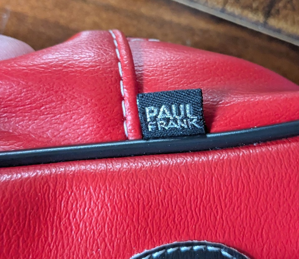 Paul Frank Monkey Julius Red Bag Purse 6x6 2005 | eBay