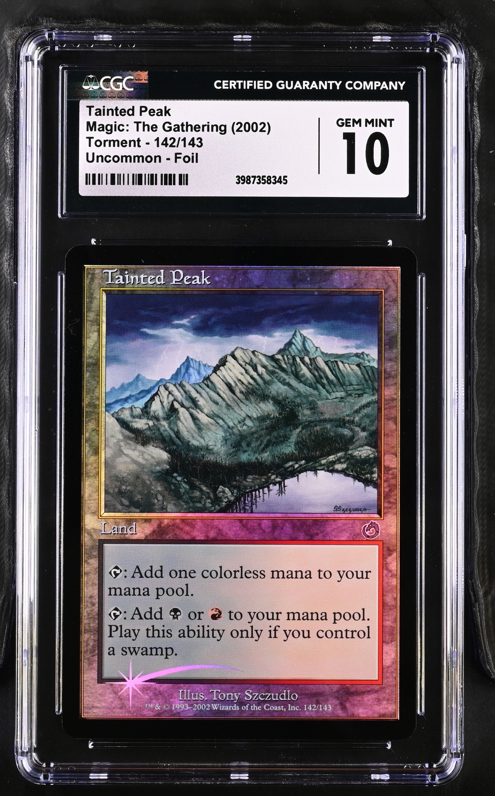 TAINTED PEAK Torment Foil U CGC 10 Graded MTG [Nostalgium] | eBay