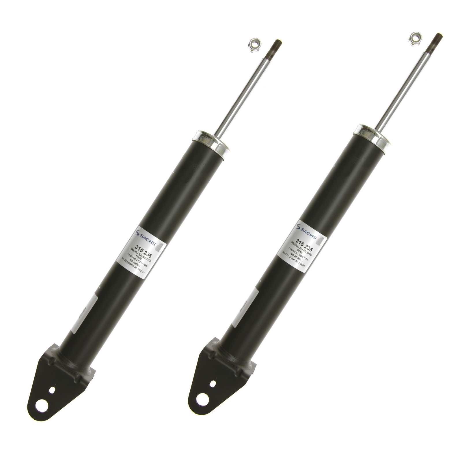 Pair Set of 2 Rear Sachs Shock Absorber Set For Mercedes W164 ML320 ...