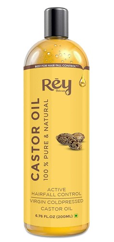 Rey Naturals Cold Pressed Castor Oil, 200ml | eBay UK