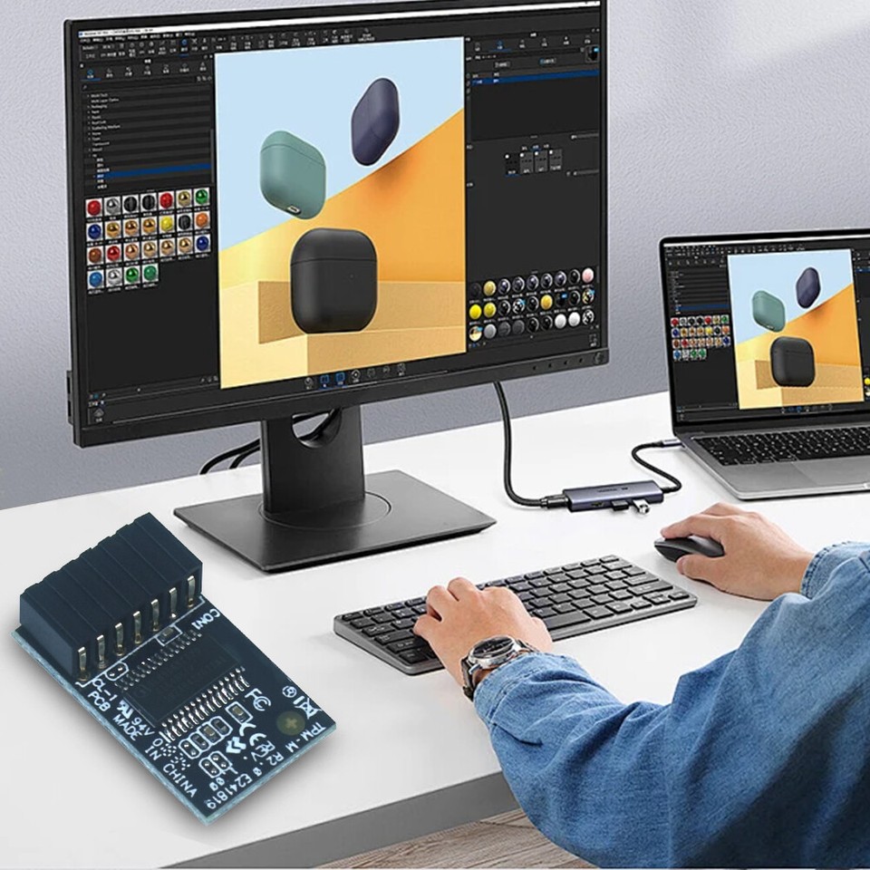 14-1 Pin TPM-M R2.0 TPM Module LPC Trusted Platform Module for Asus ...