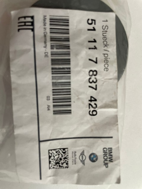 BMW 51117837429 for sale online | eBay