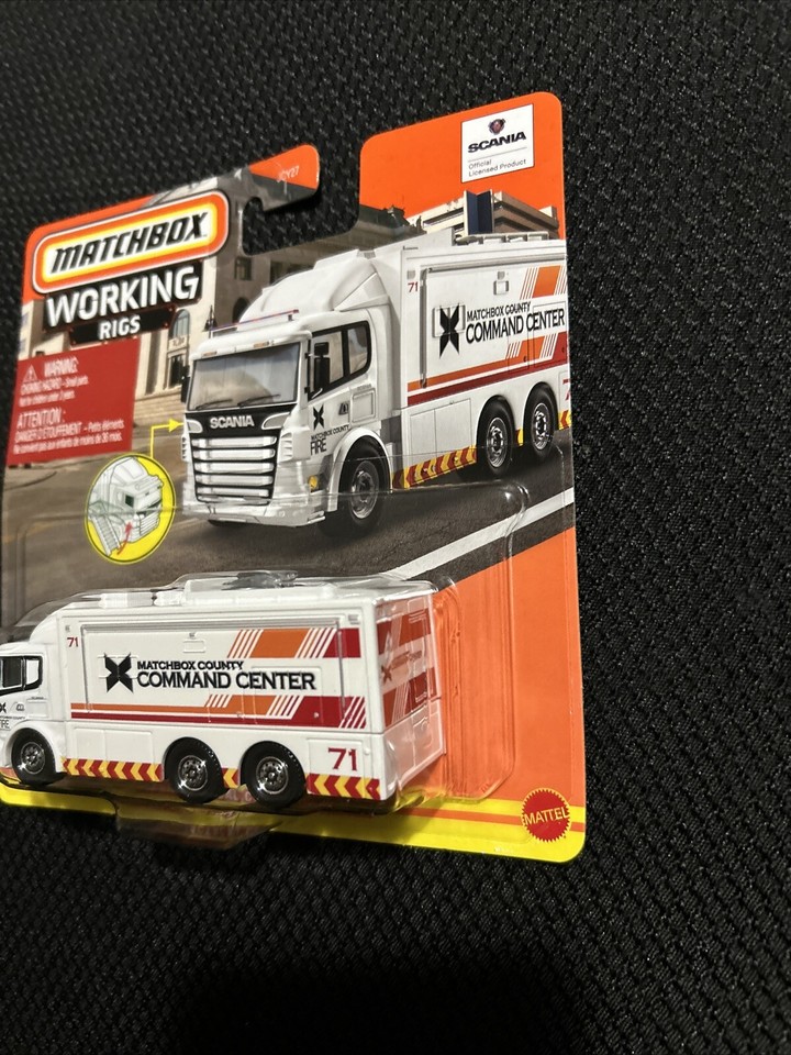 2024 MATCHBOX WORKING RIGS SCANIA TACTICAL COMMAND CENTER 😱👀🔥 | eBay