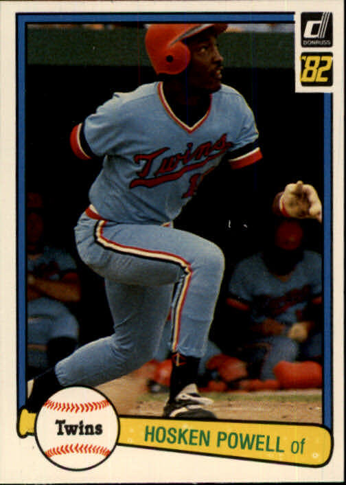 1982 Donruss Minnesota Twins Baseball Card #228 Hosken Powell | eBay