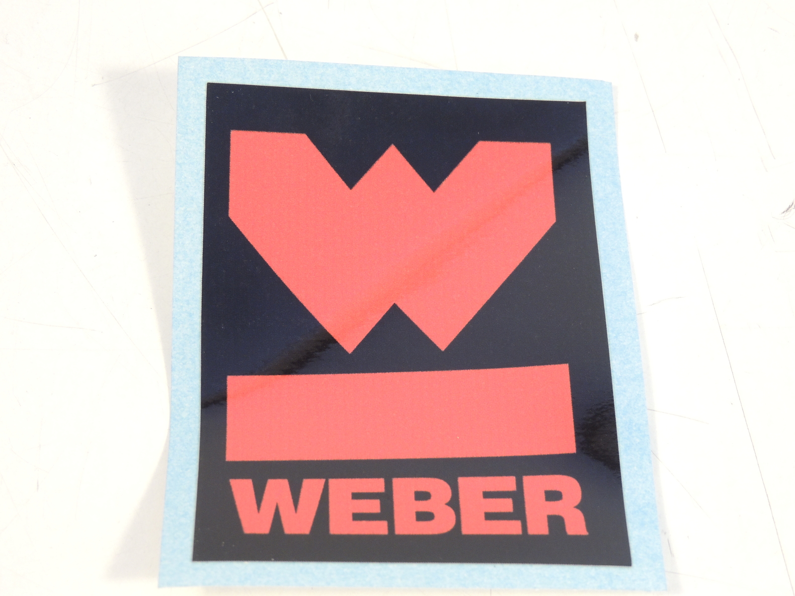 Weber Carburetors Decal Sticker Black Red 2 1/2" x 3 1/8" New | eBay