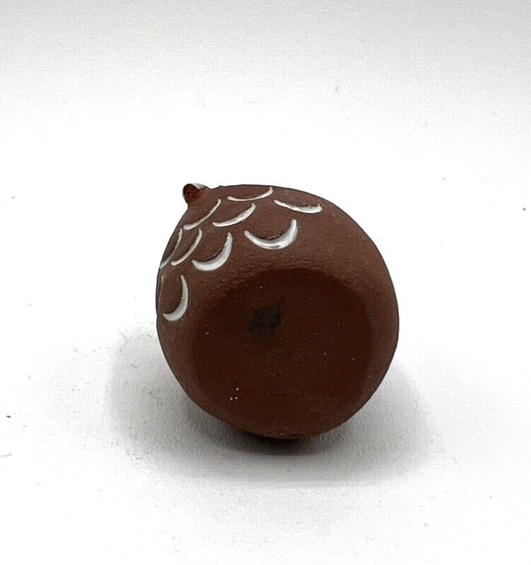 Vintage Terracotta Redware Owl Figurine | eBay