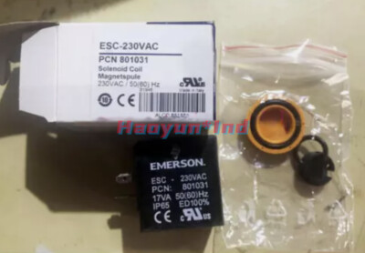 ONE New Emerson ESC 230V PCN 801031 Solenoid Valve Coil | eBay