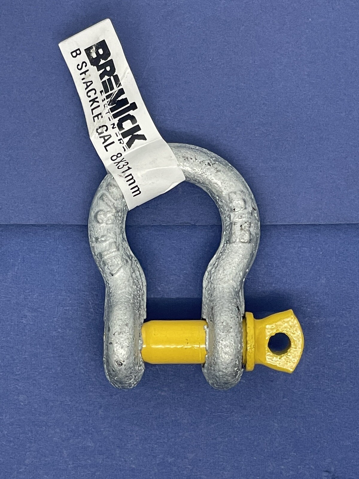 Bremick Load Rated Bow Shackle Galvanised 8x31mm RBRSG080314 | eBay