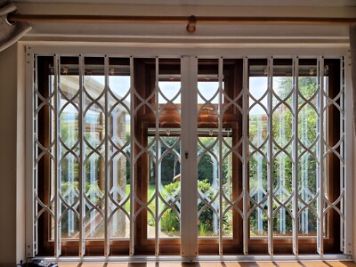 SECURITY GRILLES , RETRACTABLE GRILLS , SECURITY GRILLE, WINDOW | eBay UK